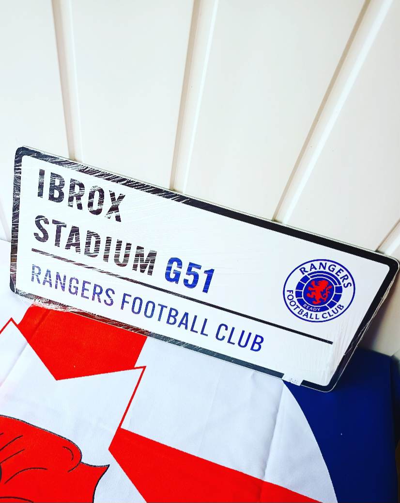 Ibrox Football Sign – Wee Spot In Ulster